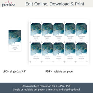 Confirmation Favors Printable Thank You Favor Gift Tags for Boys or ...