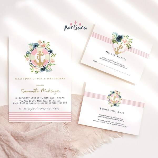 Baby Girl Nautical - Etsy