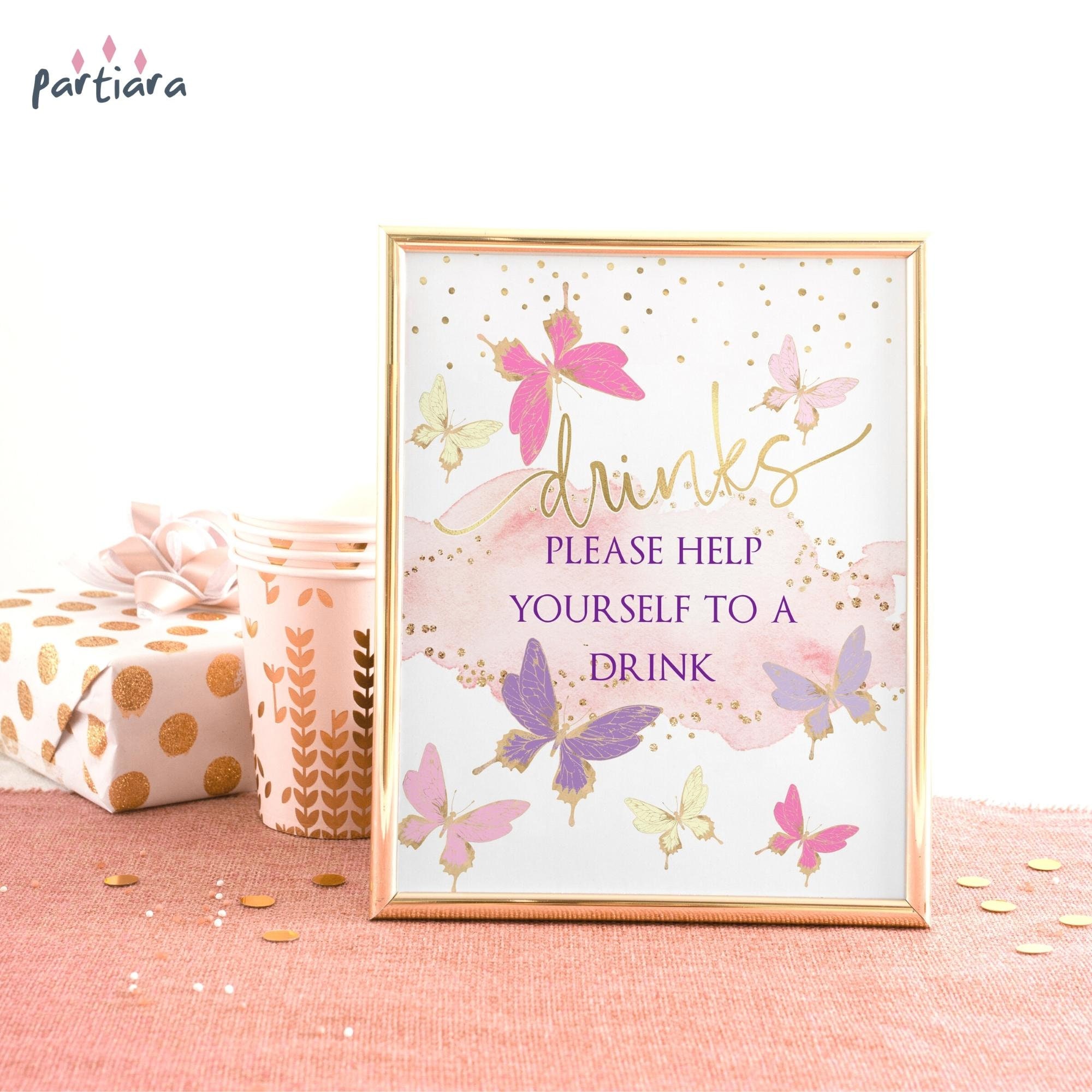 Butterfly Table Signs - Etsy