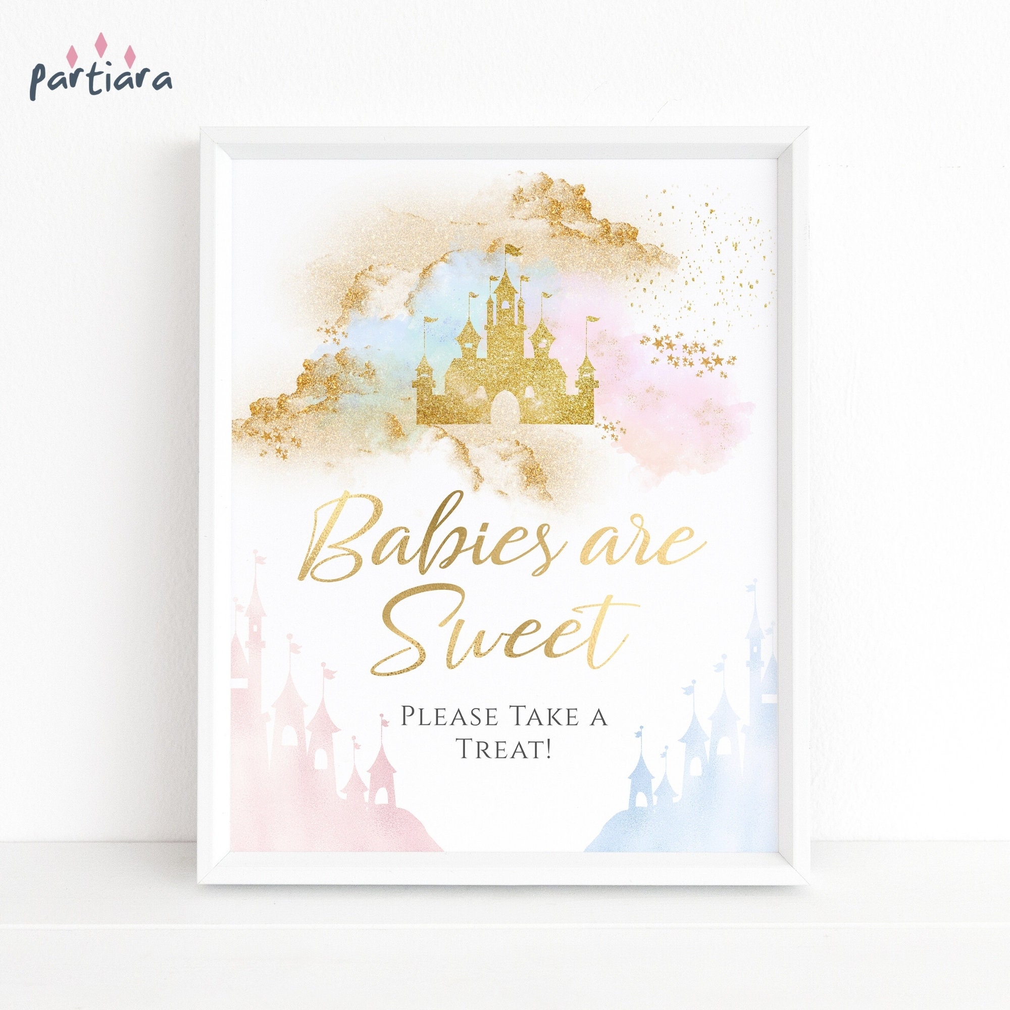 Baby Fairytale Sweet Treats Sign Babies Are Sweet Editable Boy - Etsy