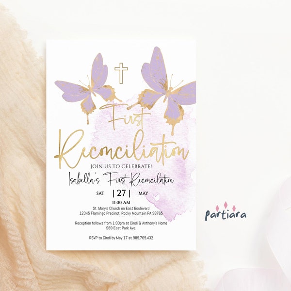 First Reconciliation Cards - Etsy