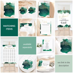 Editable Communion Invite Template, Emerald Green First Communion ...