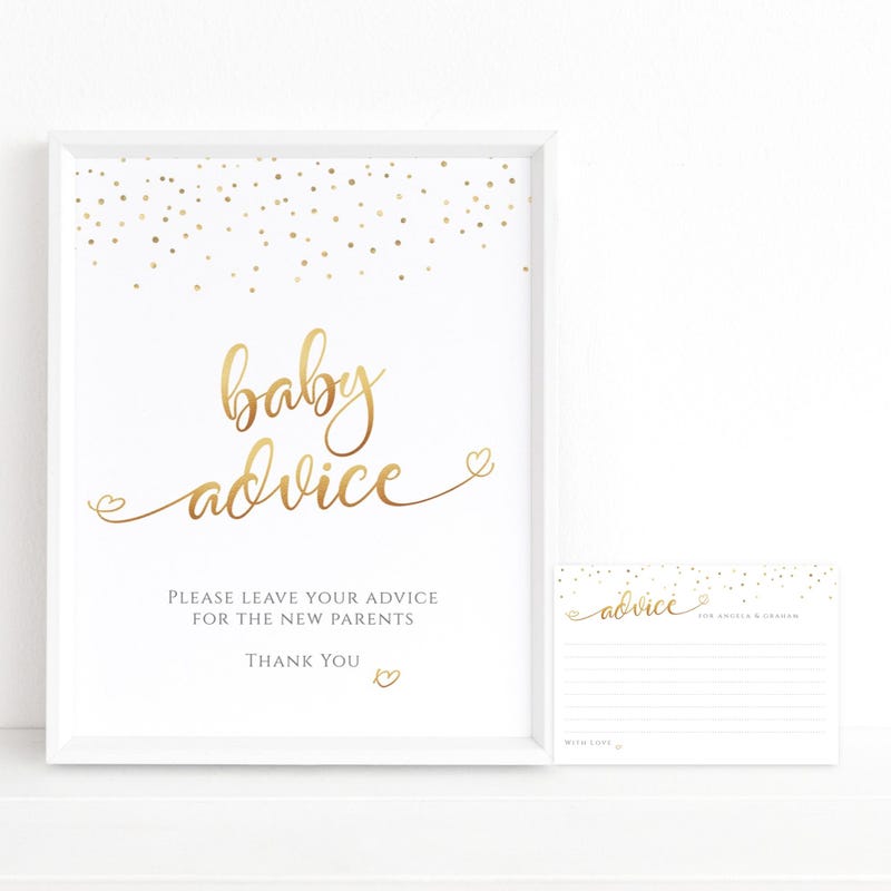 Baby Shower Advice - Etsy