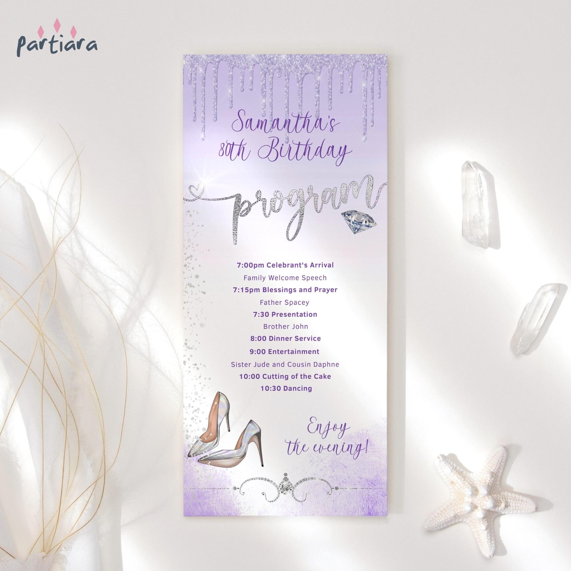 80th Birthday Program Examples