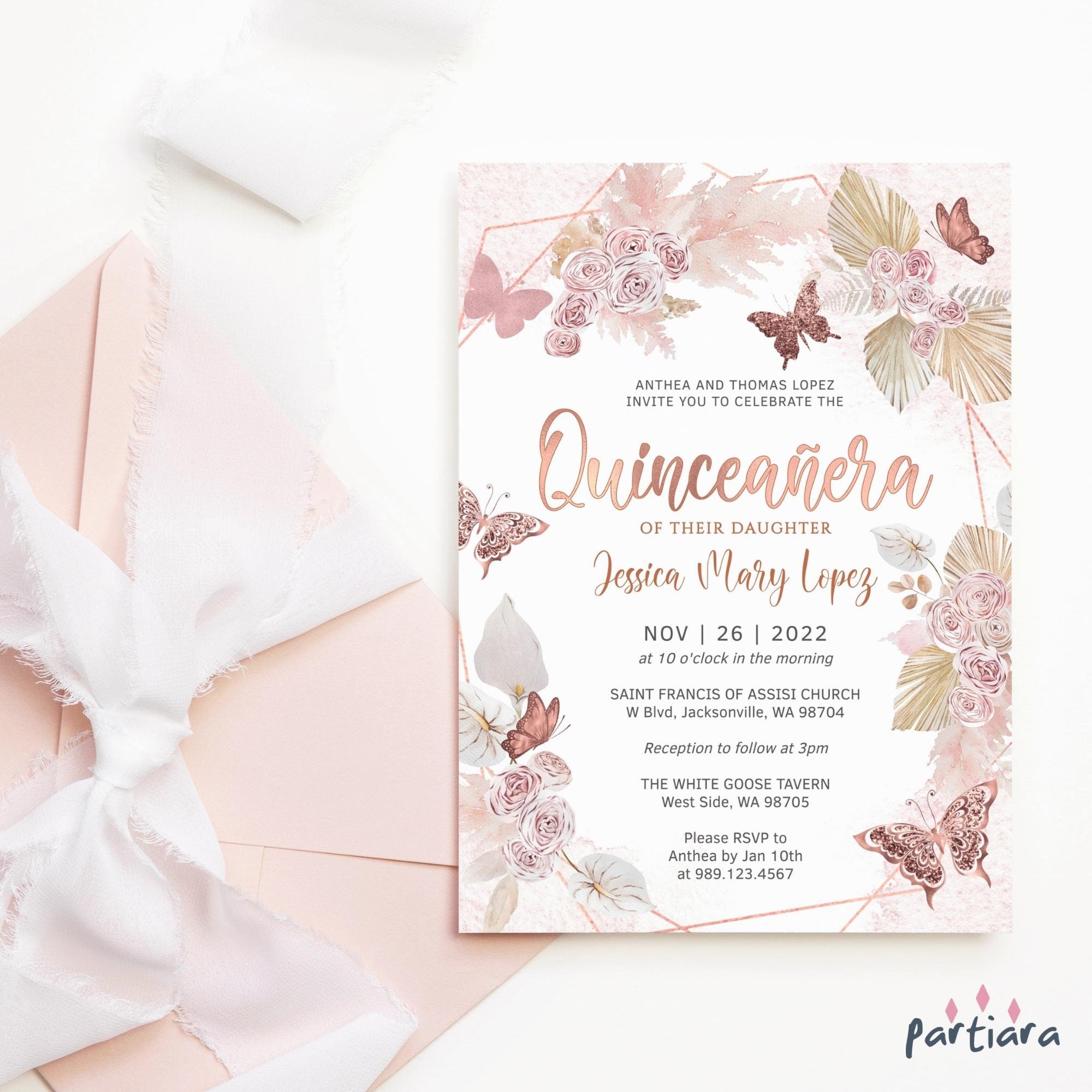 Quinceanera Invitations 2022