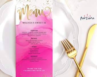 Teen Girls Menus - Etsy