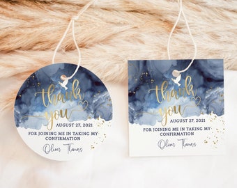 LOT of 10 Confirmation Favor Tags Holy Confirmation Gift Tag - Etsy