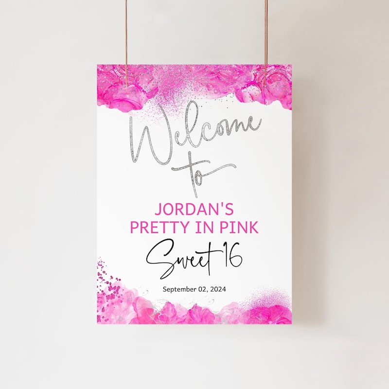 Sweet 16 Welcome Sign - Etsy