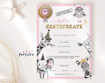 Adopt an Animal | Etsy