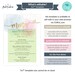 Editable Baby Menu Card Baby Shower Menus Gender Reveal Party Table ...