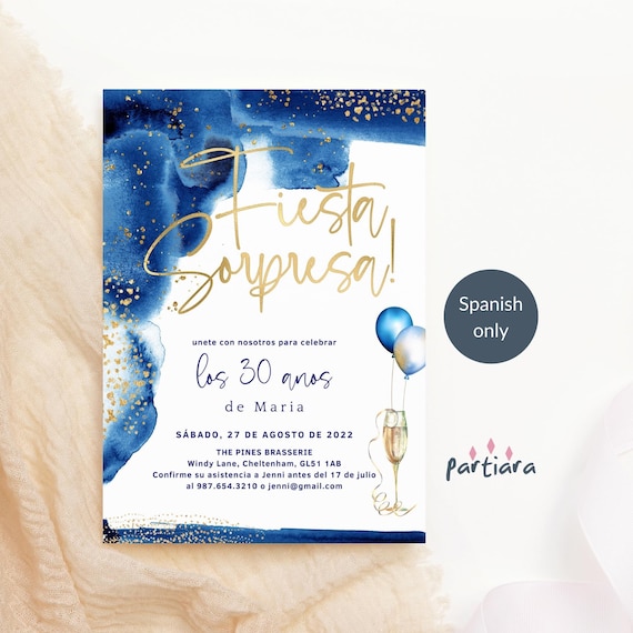 Fiesta Party Invitations In Spanish