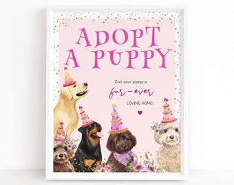 Dog Birthday Poster Template - Etsy