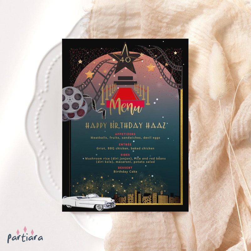 Hollywood Themed - Etsy