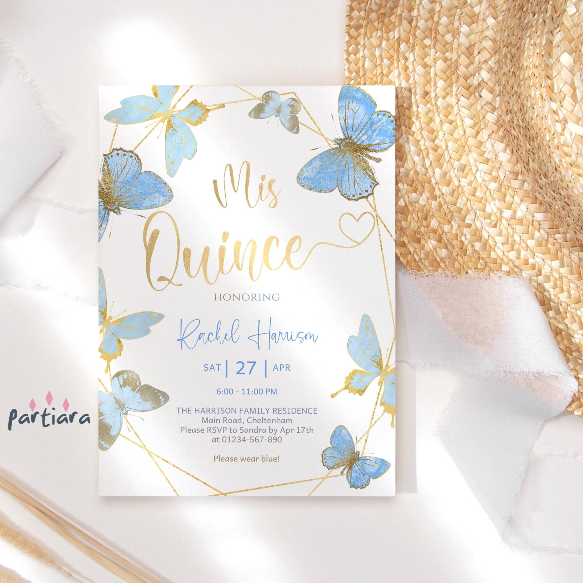 Mis Quince Invitation Printable Quinceanera Party Invite | Etsy