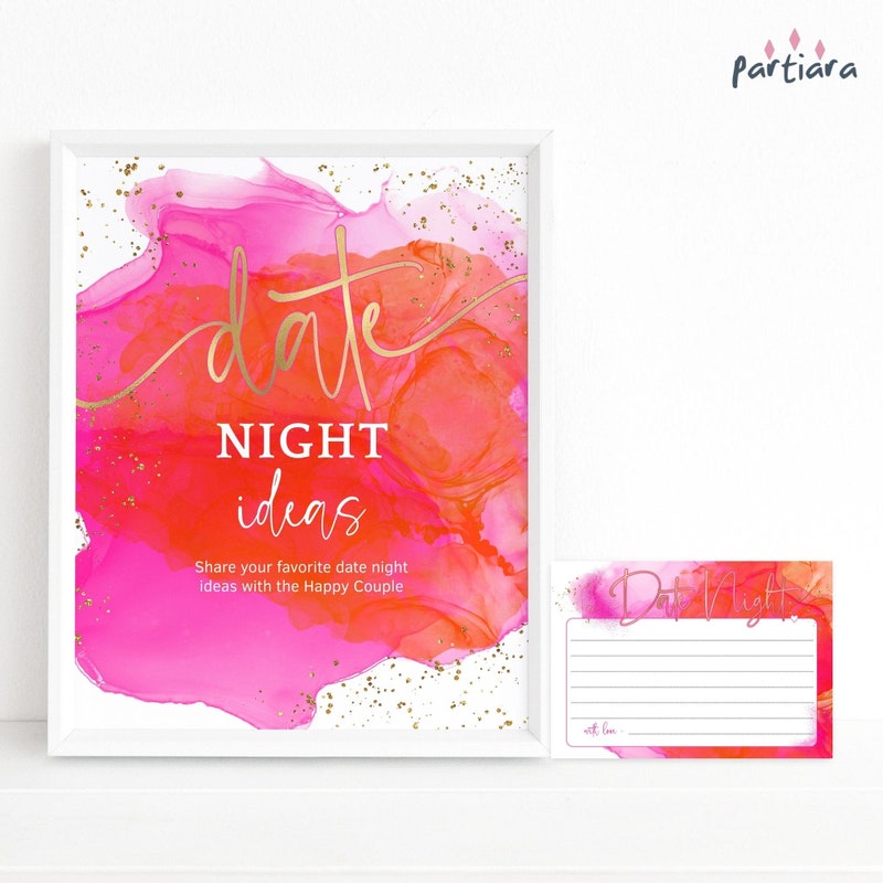 Date Night Ideas Sign - Etsy