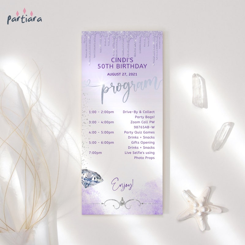 Purple Diamond Decor - Etsy