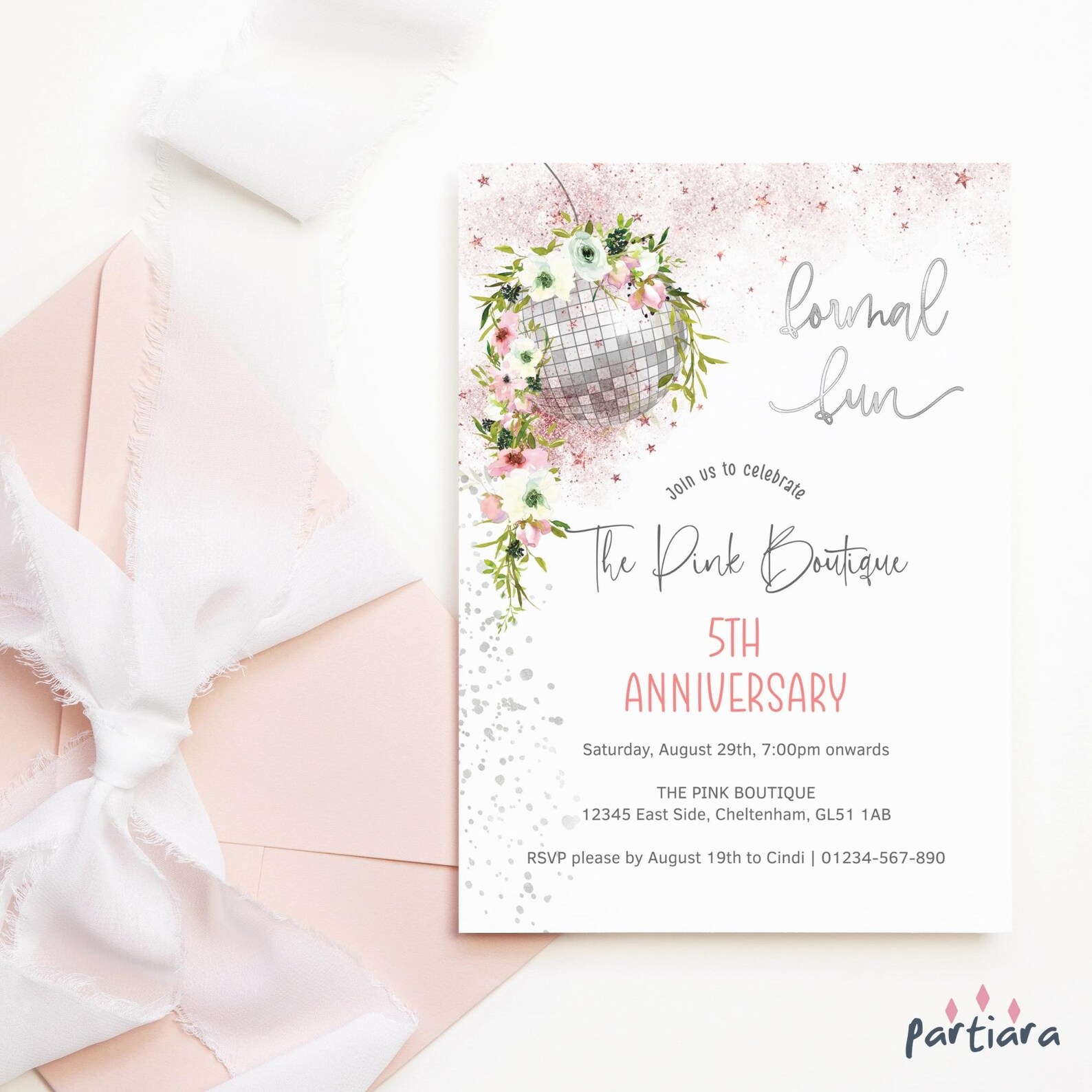 Office Disco Party Invitation Adults Disco Dance Invite - Etsy