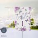 Butterfly Table Numbers Purple Silver Birthday Butterflies Party ...