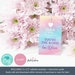 Rainbow Birthday Tags Editable Teen Girl's Party Favor Thank You Gift ...