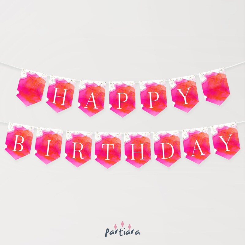 Hot Pink Banner - Etsy