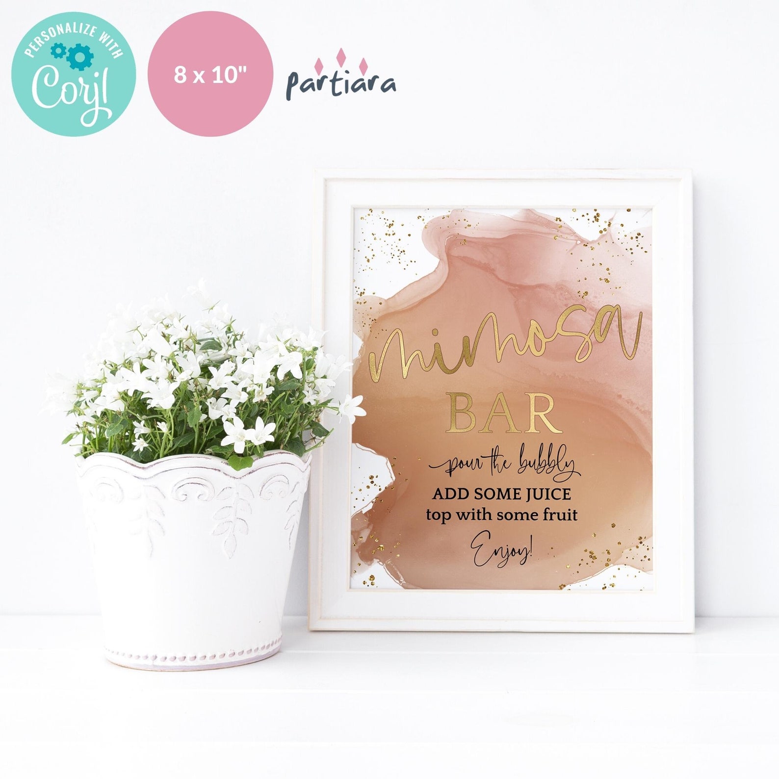 Birthday Mimosa Bar Sign Ladies Brunch Party Mimosas Table - Etsy