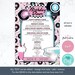 Editable 50s Diner Menu Card Template, Retro Birthday Party Table Menus ...