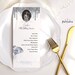 Birthday Diamond Menu Editable Photo Table Menus Printable Ladies Teens ...