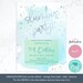Ice Blue Slumber Party Invitation Editable Sleepover Teen Girl Invites ...