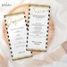 Birthday Menu Program Printable Black and Gold Retirement Party Cards ...
