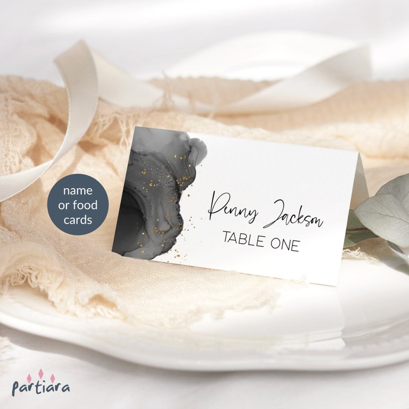 Tented Place Cards - Etsy