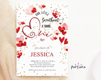 February Birthday Invitation - Etsy