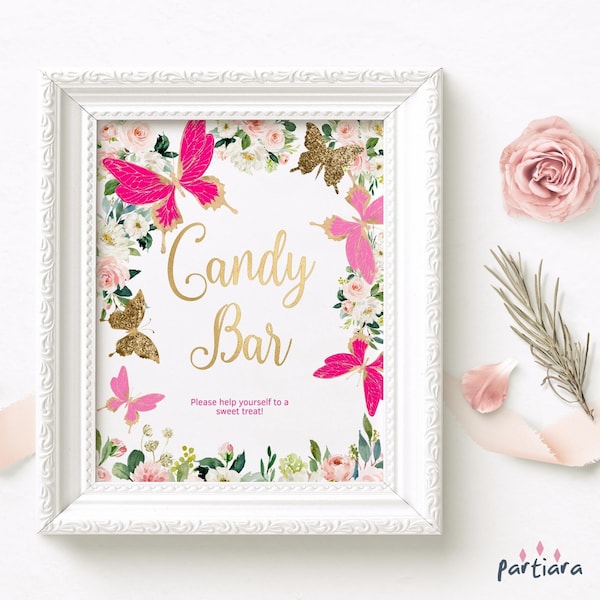 Candy Table Signs - Etsy