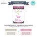 Ladies Welcome Sign Birthday Dinner Party Printable, Hot Pink Emerald ...