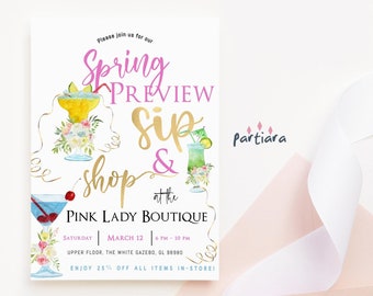 Spring Sip and Shop - Etsy