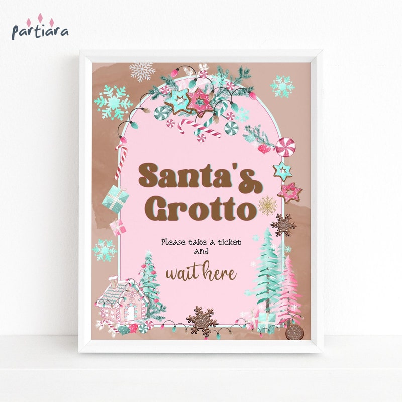 Santa's Grotto Sign - Etsy UK