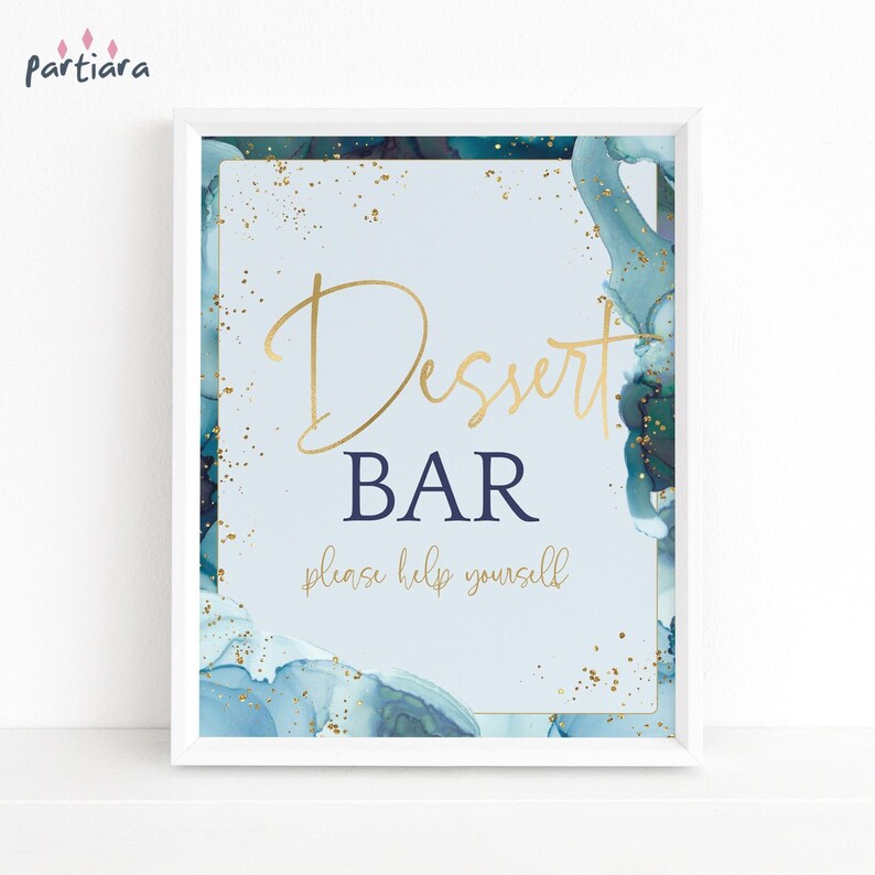 Editable Dessert Bar Sign Printable Ladies Birthday Lunch - Etsy
