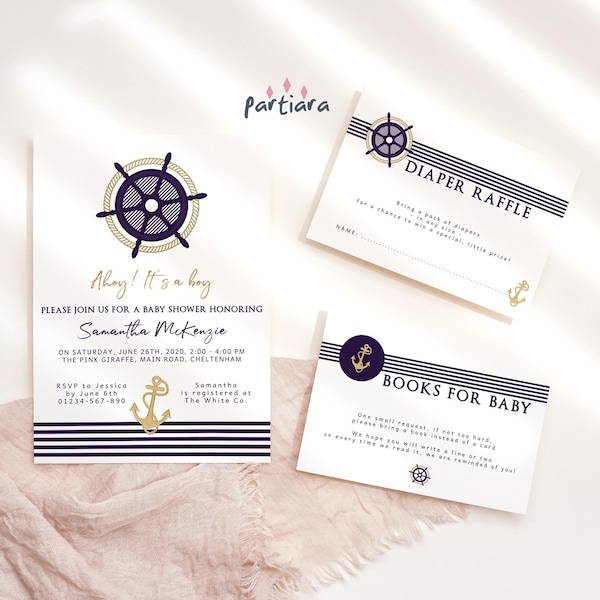 Nautical Invitation - Etsy