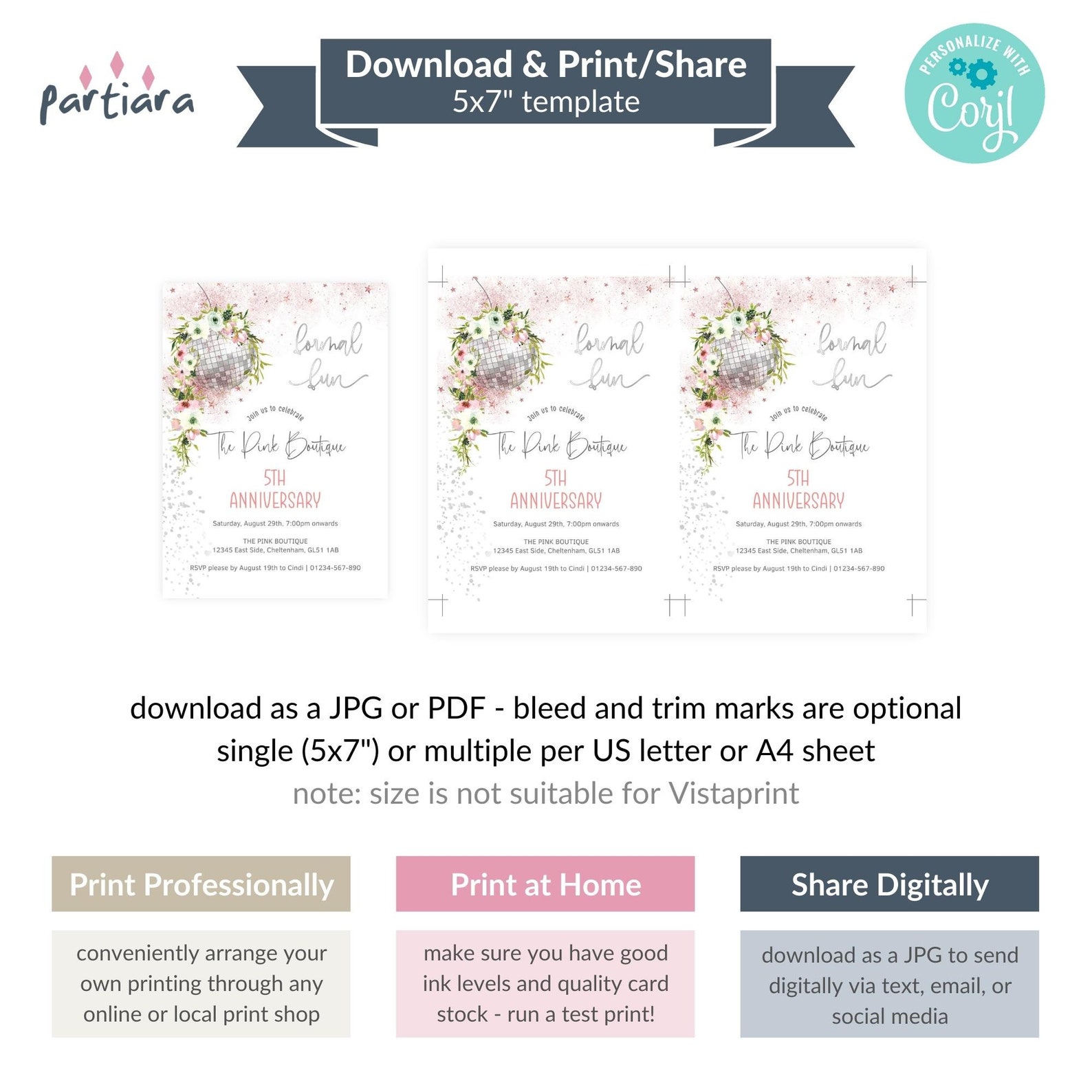 Office Disco Party Invitation Adults Disco Dance Invite - Etsy