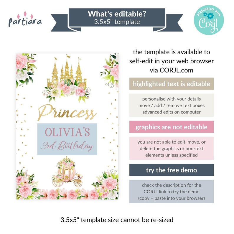 Princess Party Juice Labels Printable Girl's Fairytale Birthday Juices ...