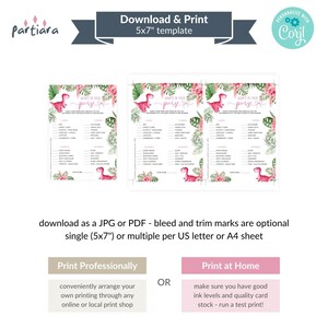 Editable Whats in Your Purse Dinosaur Baby Shower Game Card Girl ...