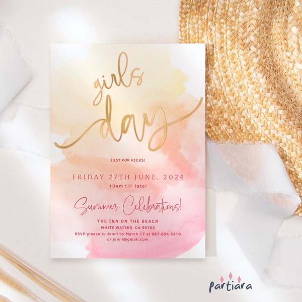 Girls Day Out Invitation - Etsy