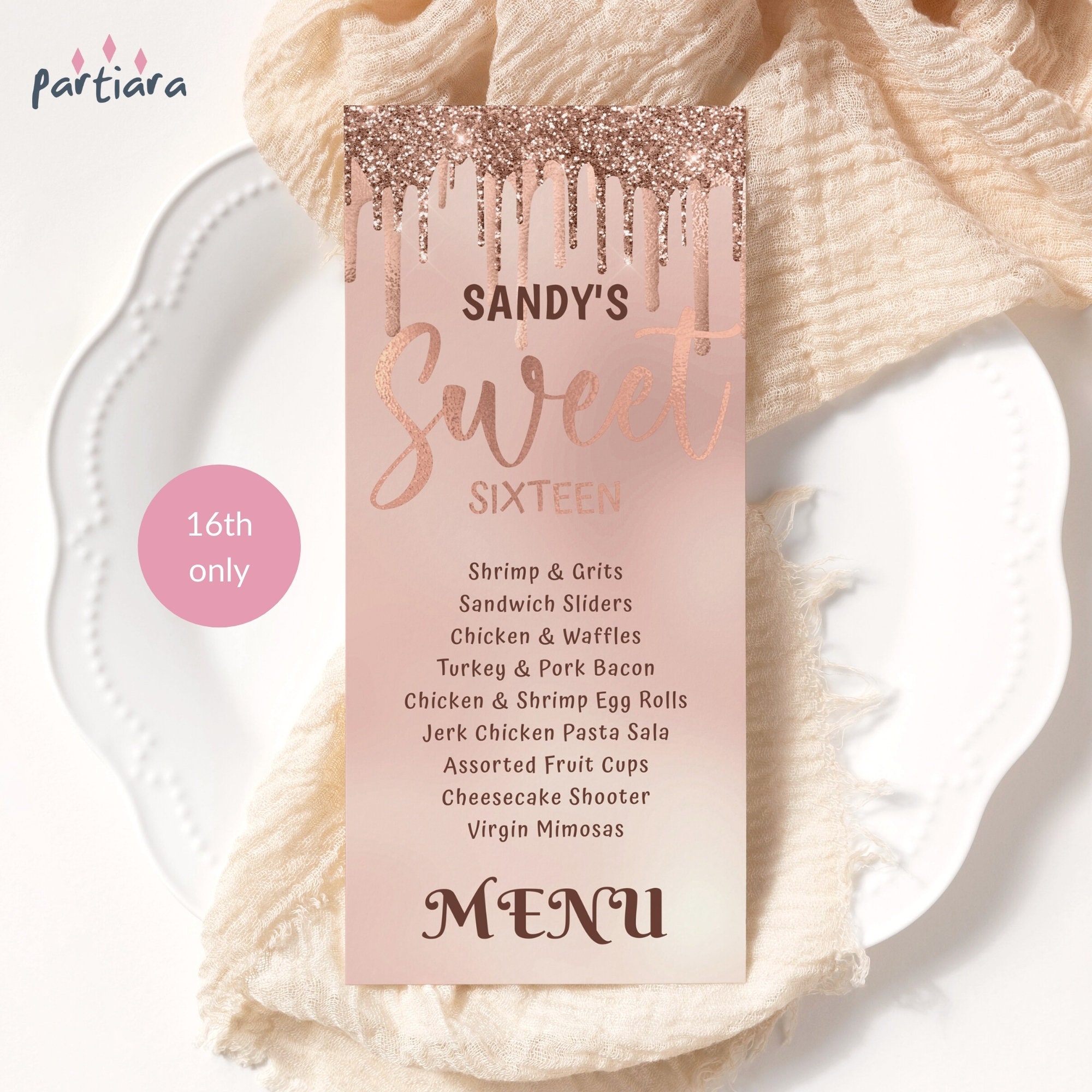 Party Supplies Party Décor Purple Pink Table Numbers Printable Girl's ...