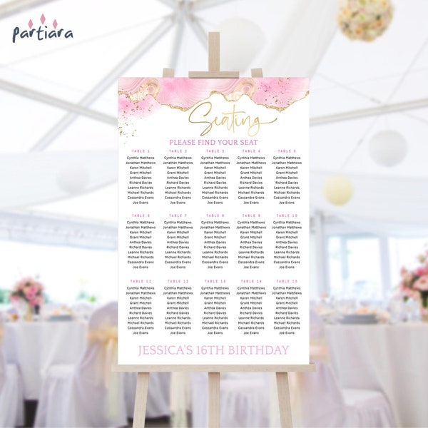 Graduation Seating Chart - Etsy