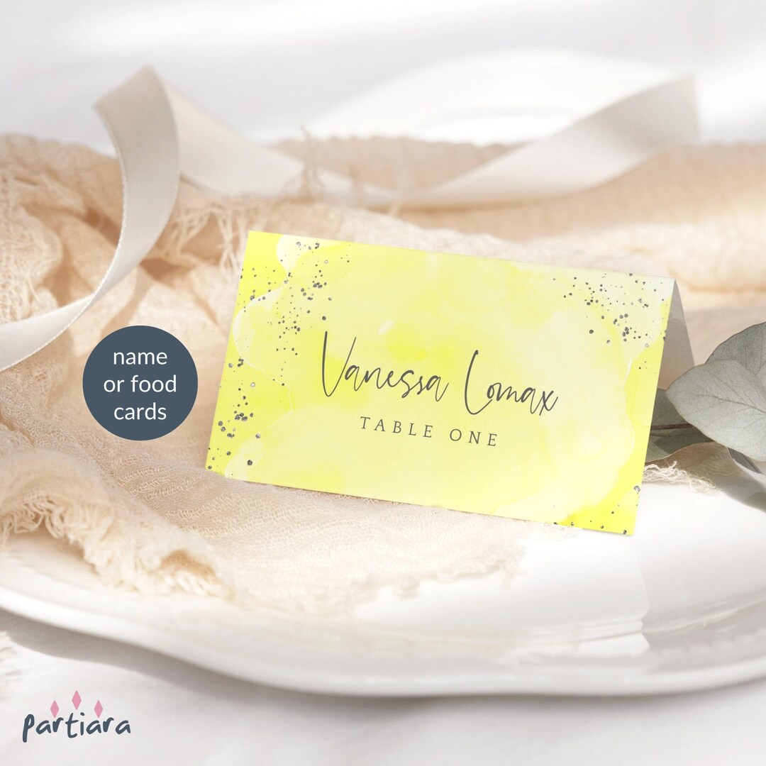 Brunch Party Name Cards Birthday Dinner Table Place Card - Etsy