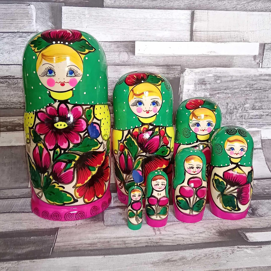 Tradtional Nesting Doll 7 Piece - Etsy