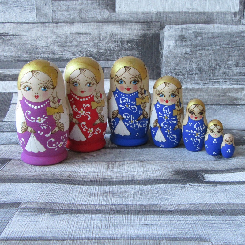 Russian Stacking Dolls - Etsy