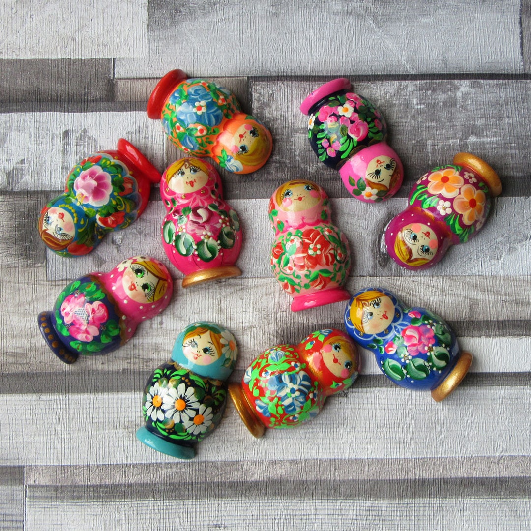 Russian Doll Fridge Magnets - Matryoshka Magnets - Etsy UK