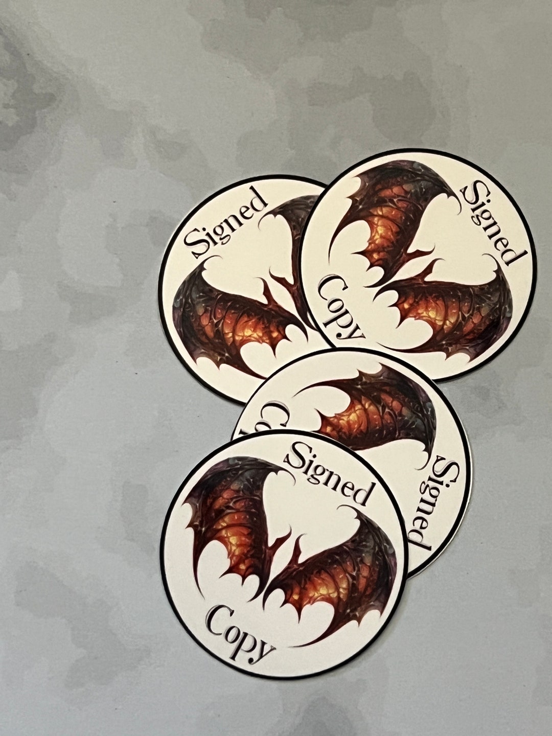 Signed Copy Stickers Pack of 25 - Etsy