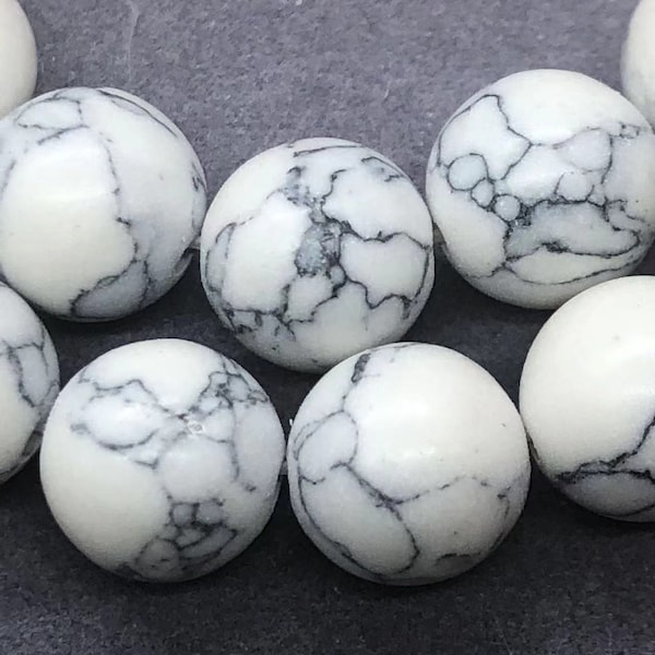 White Stone Beads - Etsy