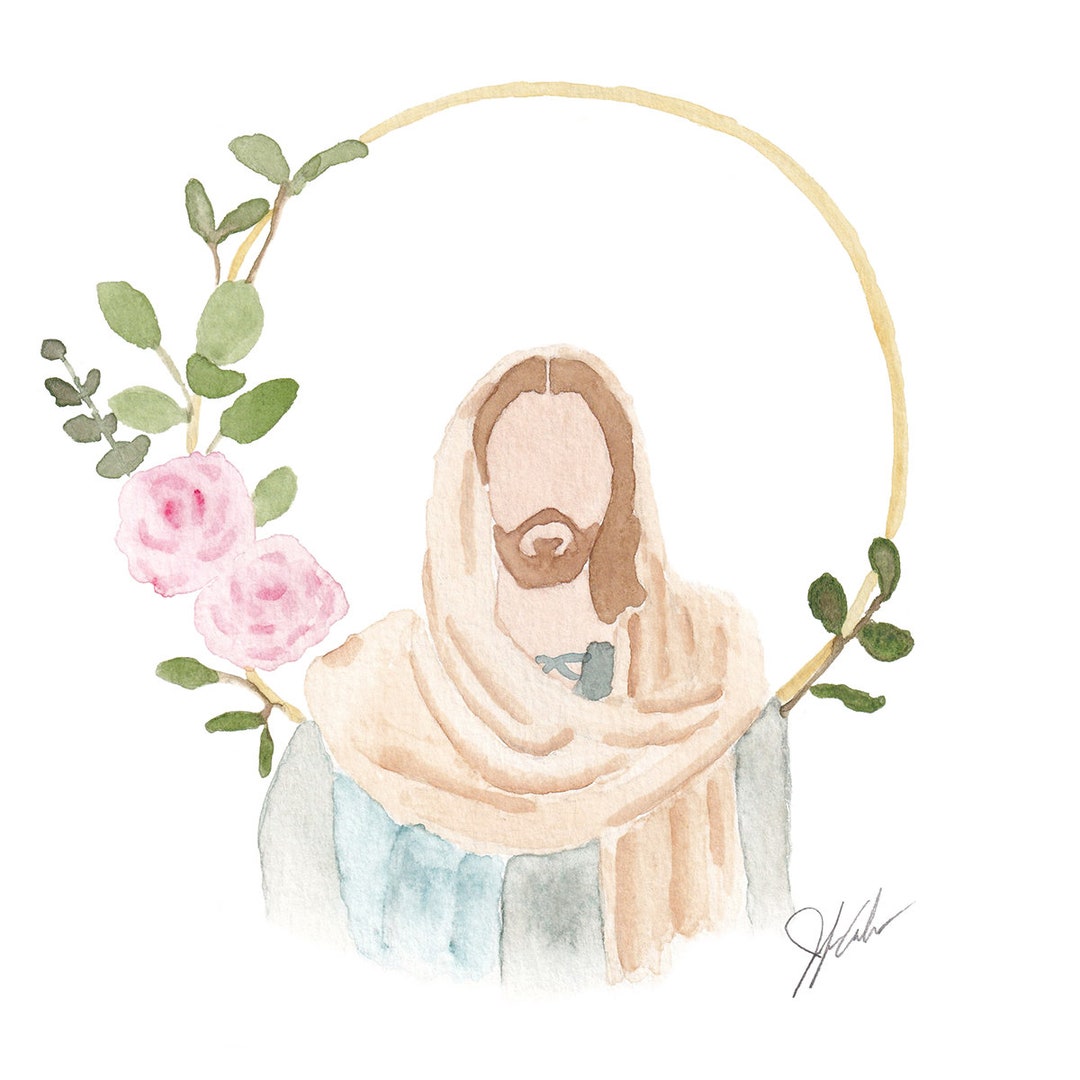 Jesus Christ Watercolor Digital Download - Etsy